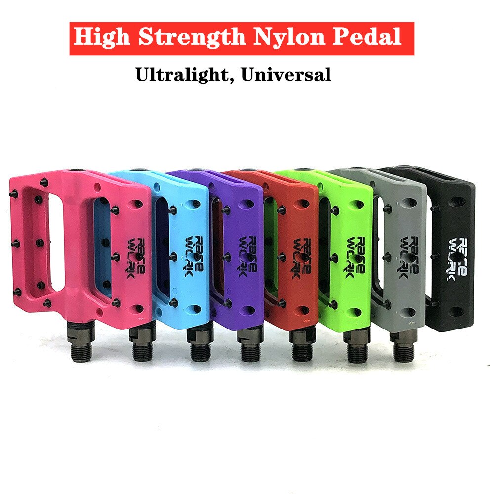 RACEWORK MTB Mountain/Road Bike High Strength Nylon Fiber Pedal Non ...