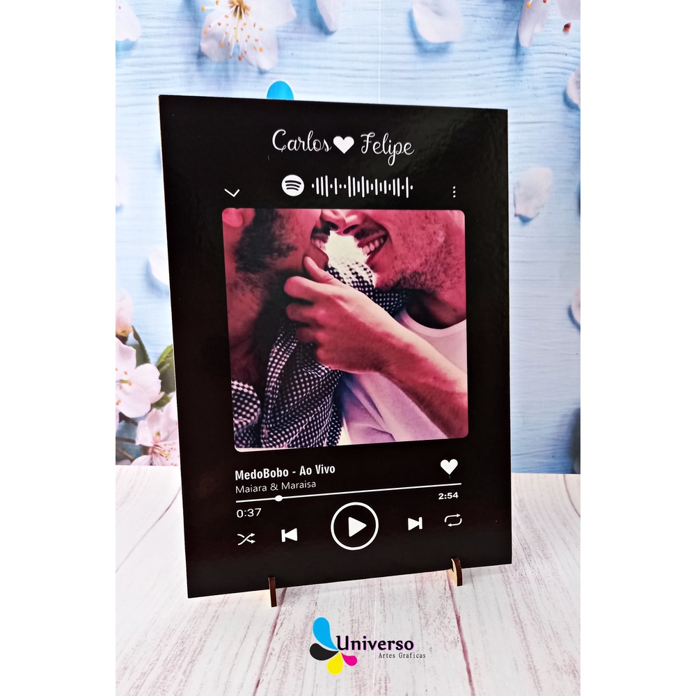 Placa MDF Spotify | Shopee Brasil