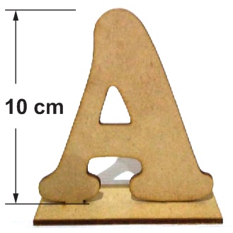 Letra de mesa em MDF com base 10 cm de altura corte laser | Shopee Brasil