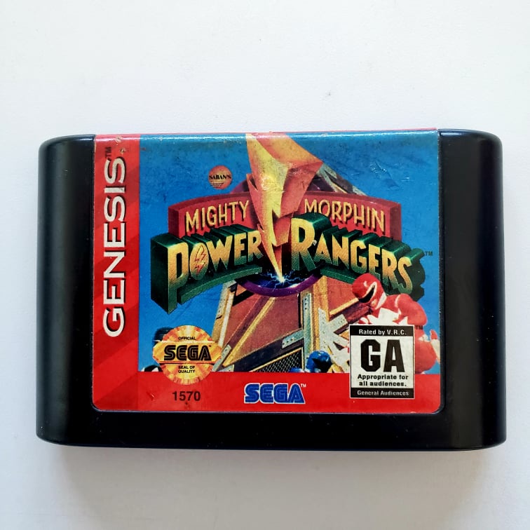 Power Rangers Sega Genesis Mega Drive Original | Shopee Brasil