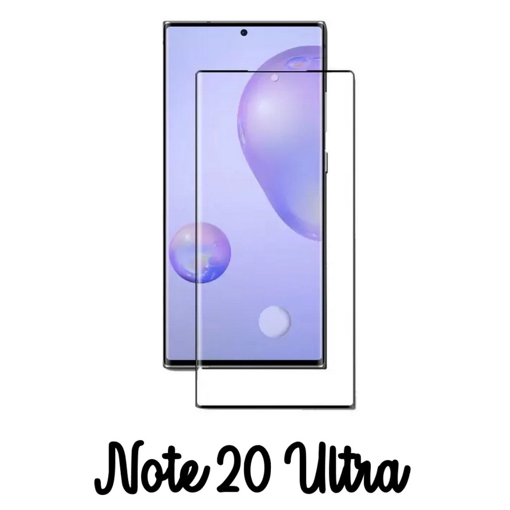 Película Curvada Galaxy Note 20 / Note 20 Ultra Cola Tudo | Shopee Brasil