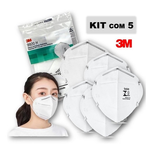Mascara Modelo 9920h/n95 Classe Pff-2 3m - Kit Com 5 Un | Shopee Brasil