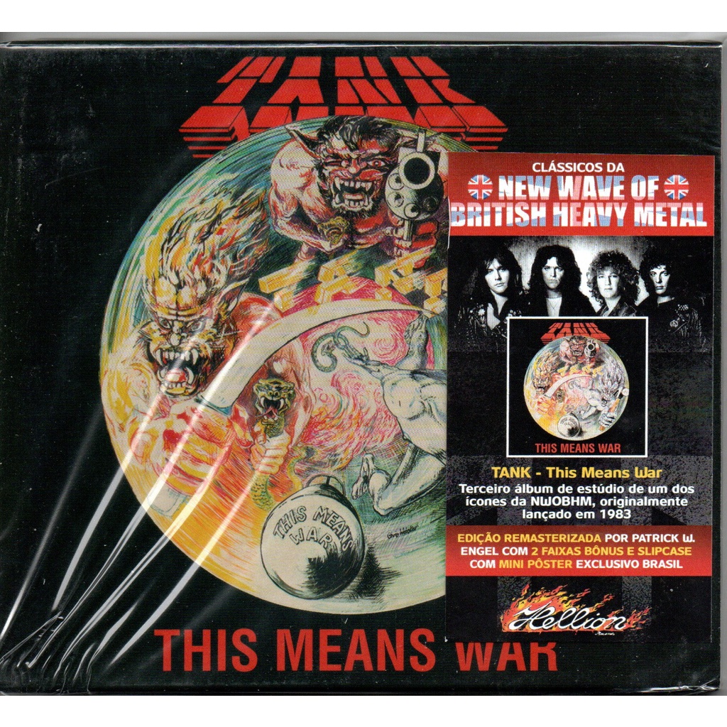 Cd Tank - This Means War Slipcase+poster (2022) | Shopee Brasil
