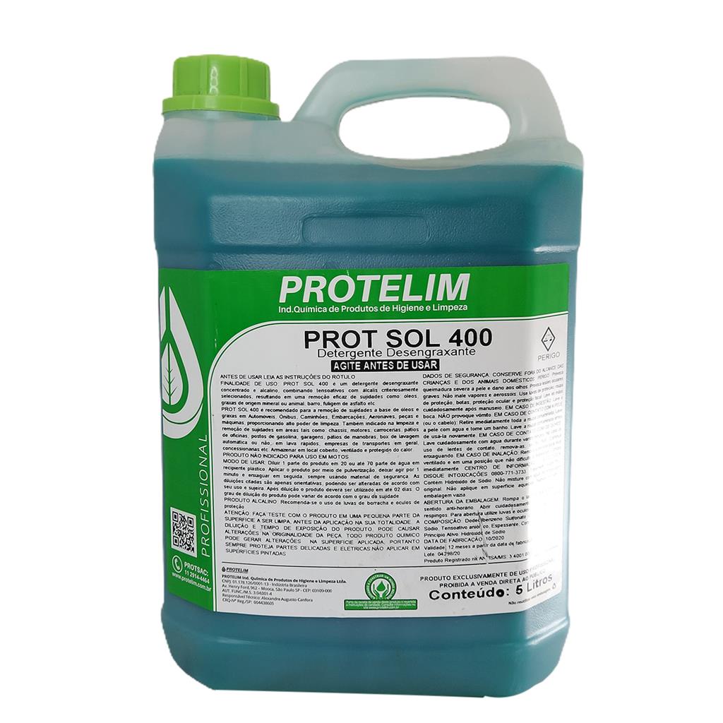 Prot Sol 400 Super Desengraxante Alcalino - 5 litros - Protelim ...