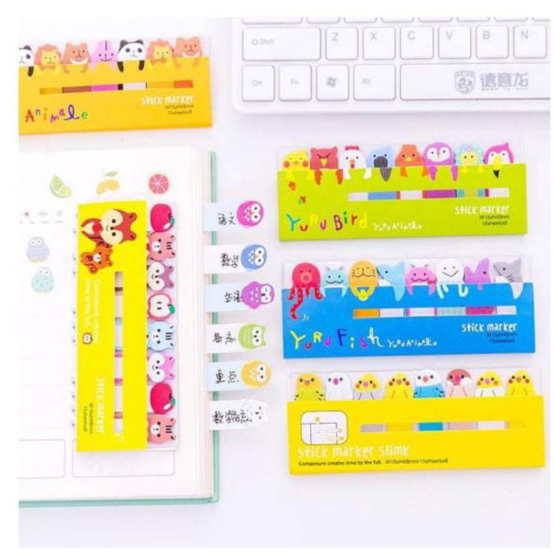 Sticky note Bichinhos | Shopee Brasil