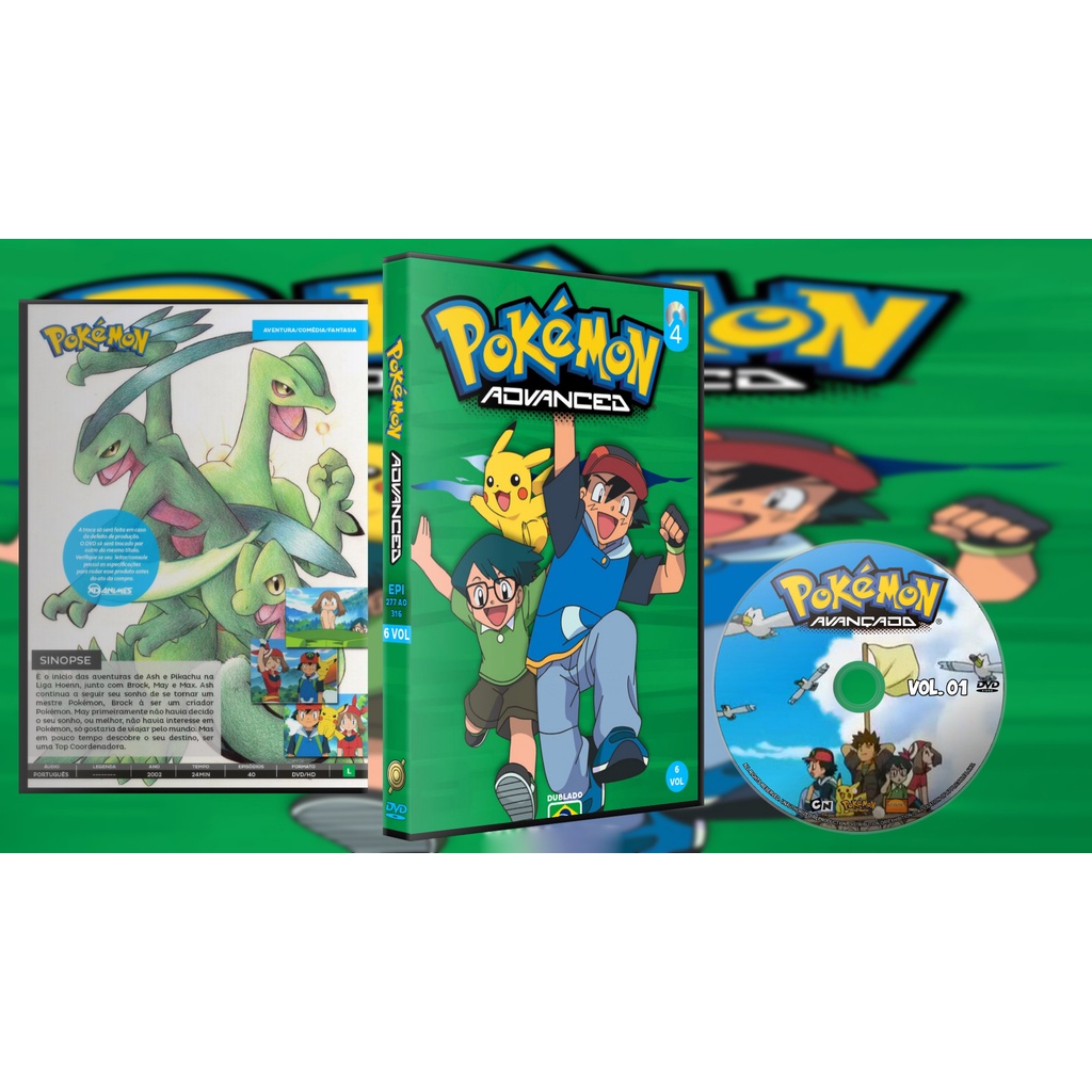 Dvd Anime Pokemon Temporada 6 A 10 Edição De Colecionador | Shopee Brasil