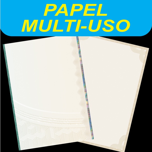 PAPEL MULTI-USO P/ CRLV-e ATPV-e CRV-e ( 100 FOLHAS ) - E PODE SER ...
