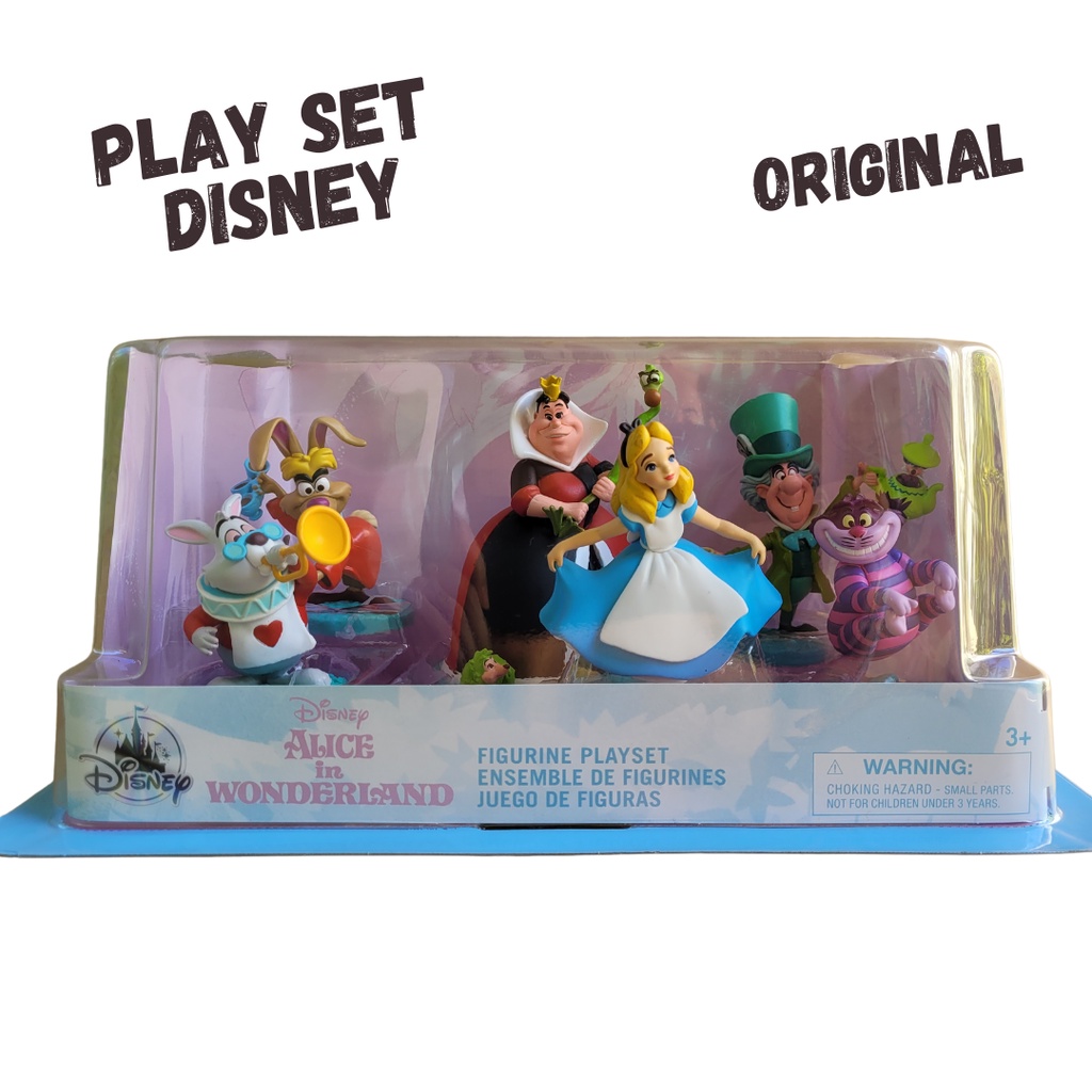 Playset Disney Alice - Miniatura Disney Alice - Original - Play Set ...