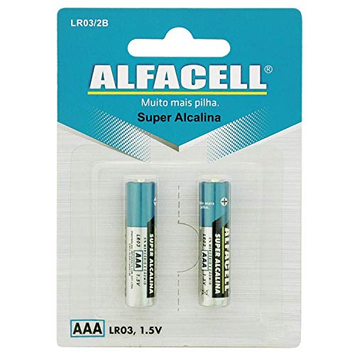 Pilha Alcalina AA ou AAA Super Alcalina Alfacell Caixa C/2 UN | Shopee ...