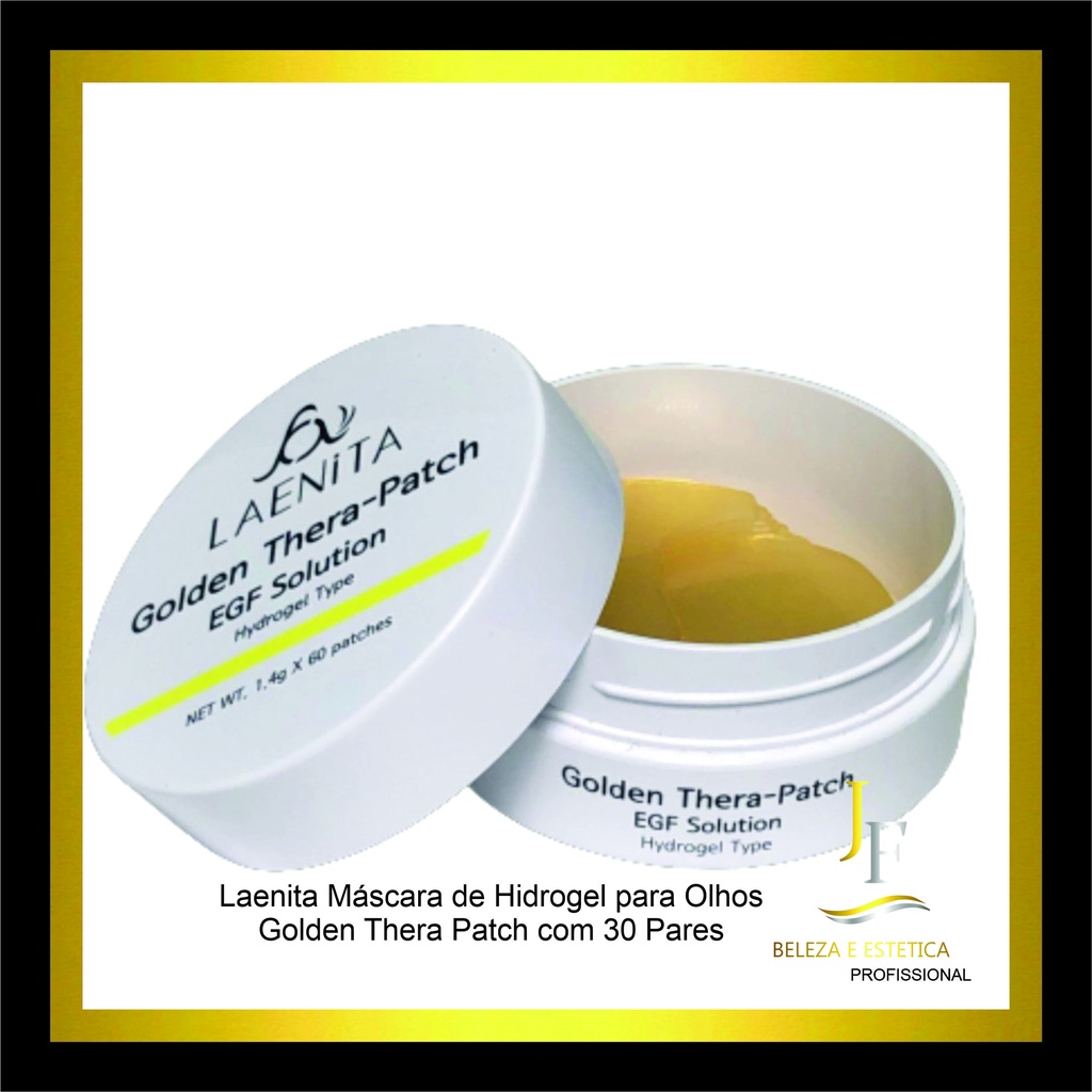 A Máscara de Hidrogel para Olhos Laenita Golden Thera-patch - 30 Pares | Shopee Brasil