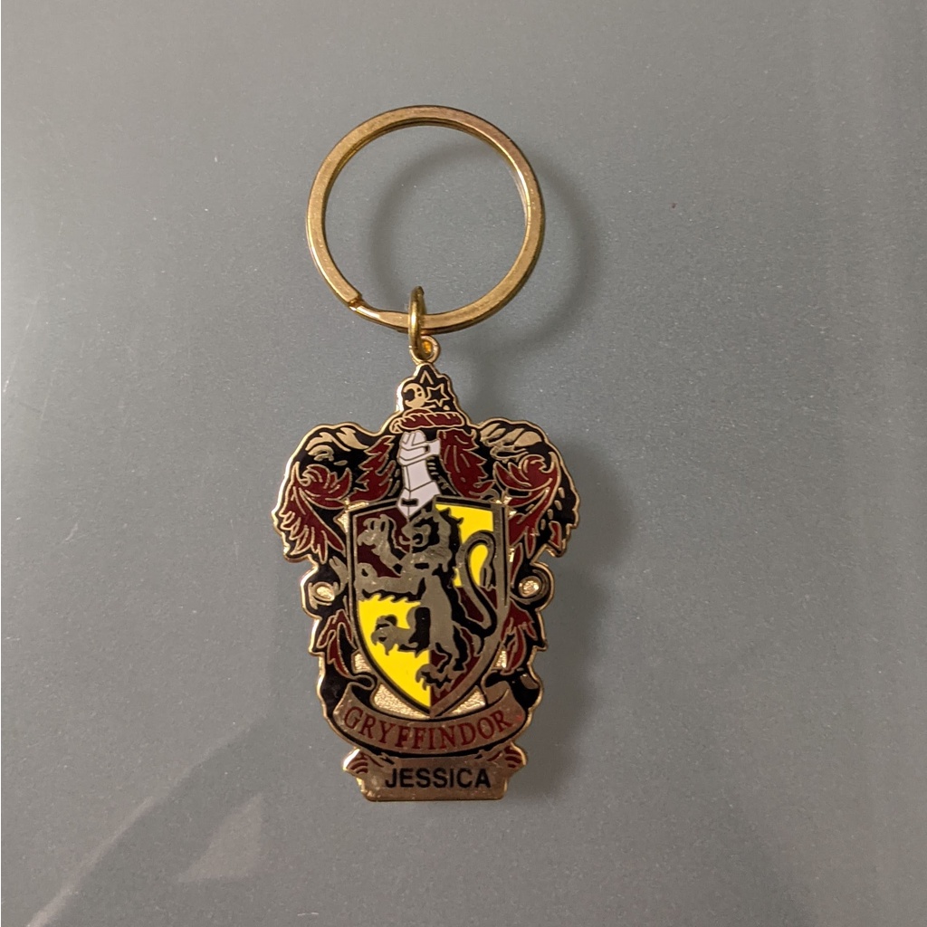 Chaveiro Oficial Grifinoria com o nome Jessica (Harry Potter) Importado ...