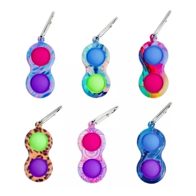 Simple Dimple 2 Fidget Toy Pop Bubble Sensorial Anti Stress | Shopee Brasil