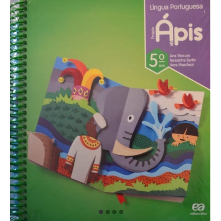 Livro Projeto Ápis Lingua Portuguesa 5ano ISBN 9788508184705 | Shopee ...
