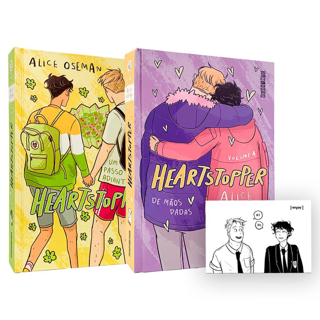 Kit Heartstopper Volumes 3 E 4 - Alice Oseman + Card | Shopee Brasil