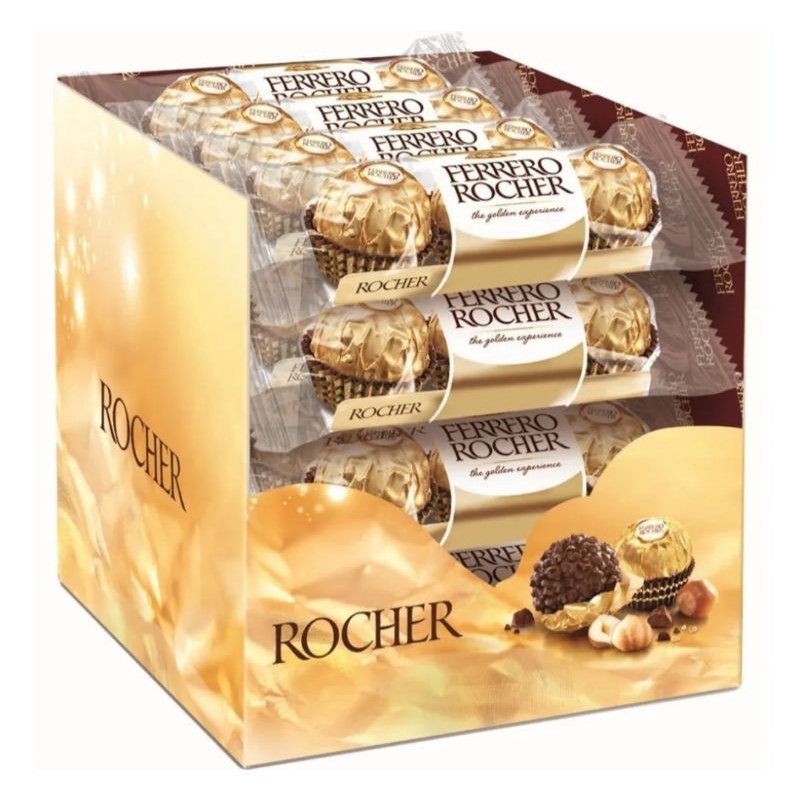 Ferrero rocher T3 (caixa com 16 unidades) | Shopee Brasil