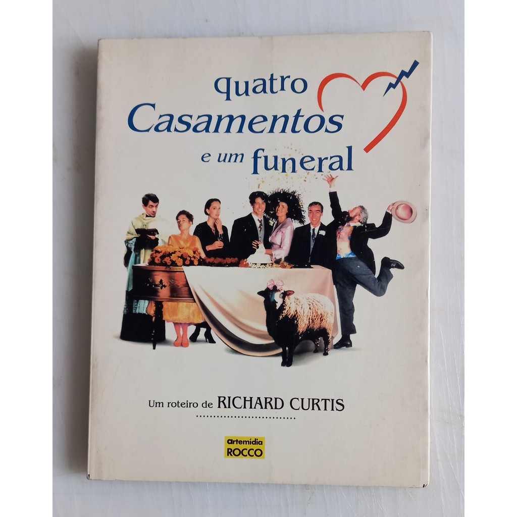 Livro "Quatro casamentos e um funeral" - roteiro do filme - Richard ...