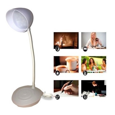 Luminária LED USB De Mesa Touch 3 Intensidades | Shopee Brasil