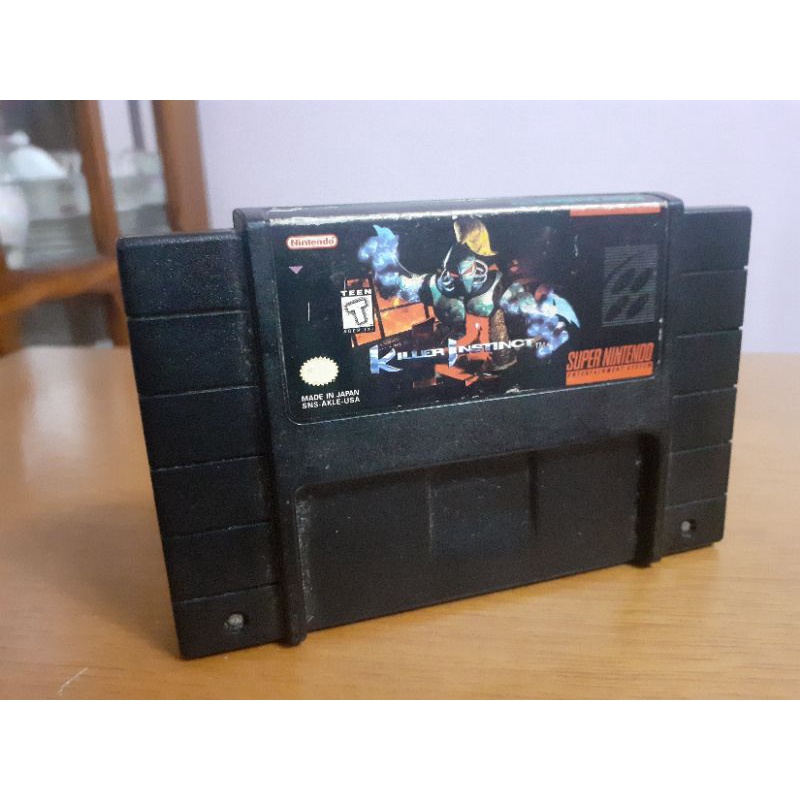 Cartucho vídeo game super Nintendo original 1991 killer Instinct made ...