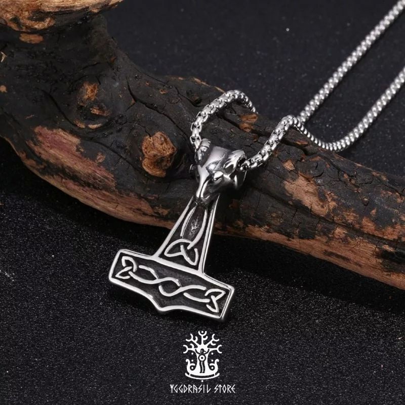 Colar Mjolnir Bode Vikings Thor Ragnarok Viking | Shopee Brasil