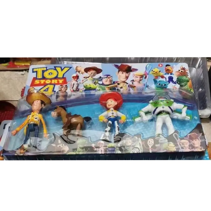 Boneco colecionável toy story 4, woody buzz lightyear, jessie, forky ...