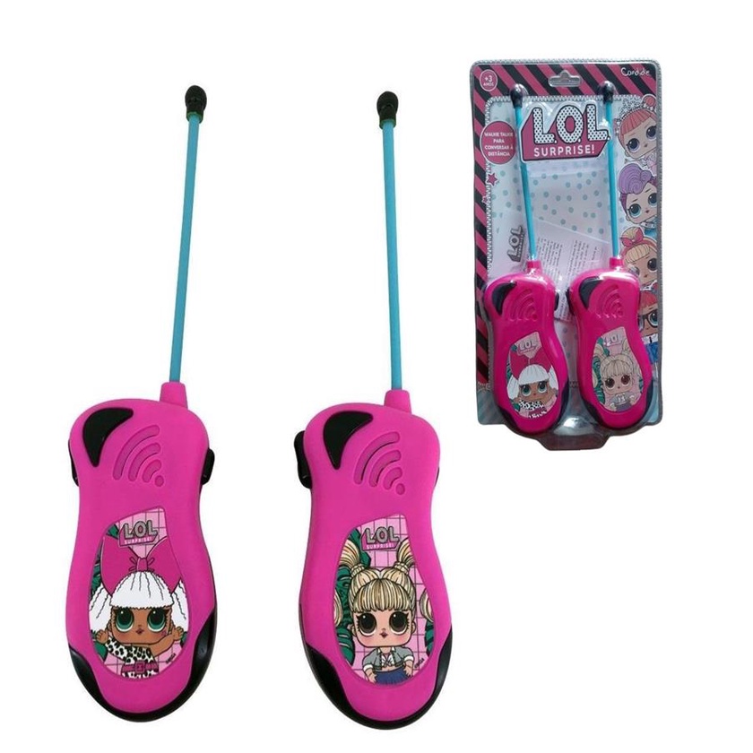 Walkie talkie LOL Surprise Radio Comunicador Sem Fio Pilha | Shopee Brasil