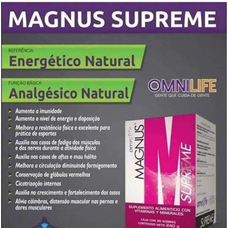 MAGNUS SUPREME 240G | Shopee Brasil