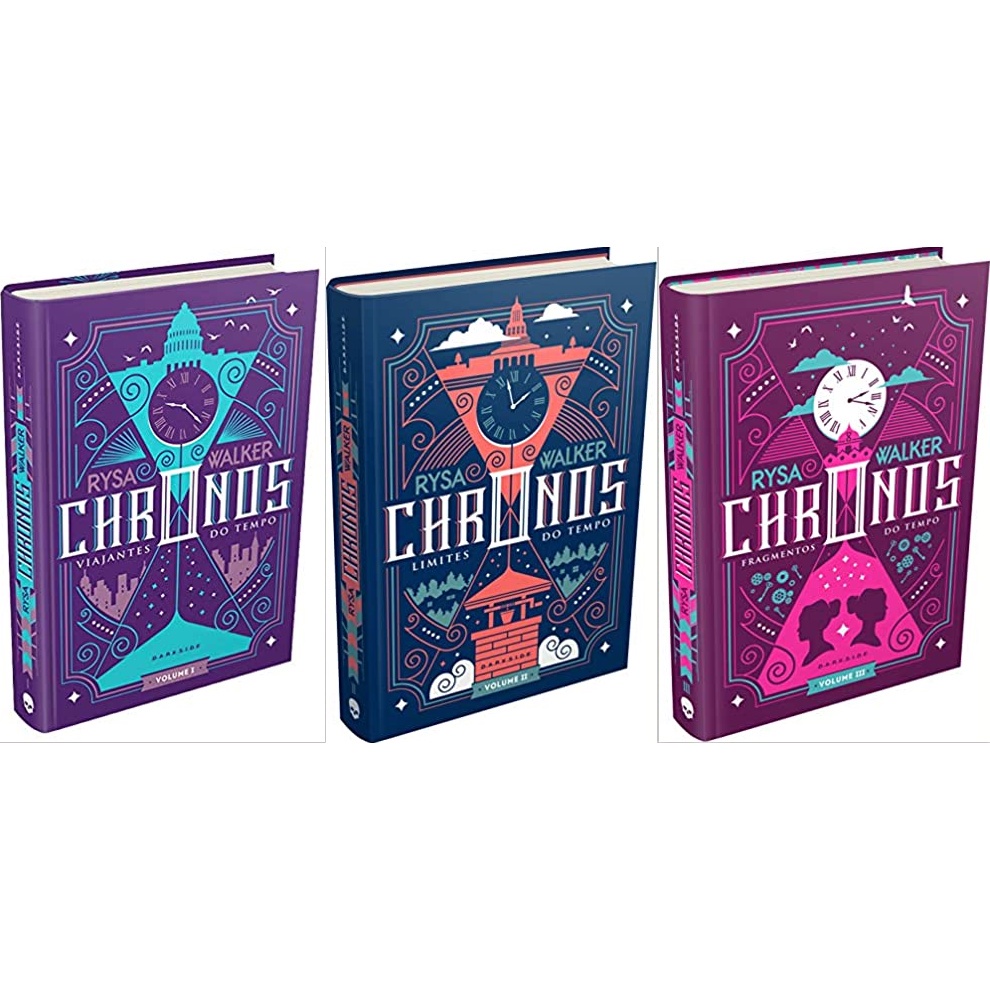 KIT 3 LIVROS CHRONOS Viajantes do Tempo + Limites do Tempo + Fragmentos ...
