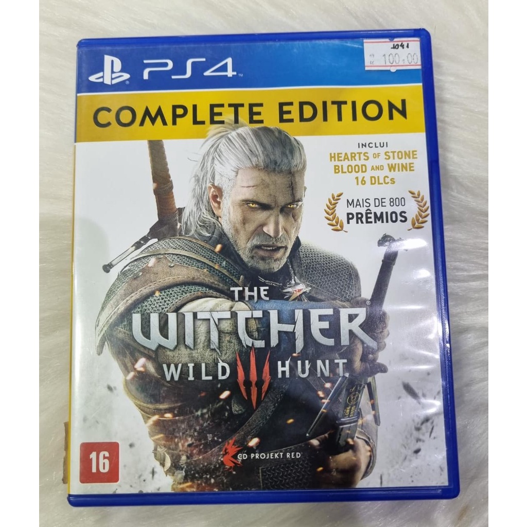 Jogo The Witcher 3 Wild Hunt ps4 Complete Edition Todas Expansões ...