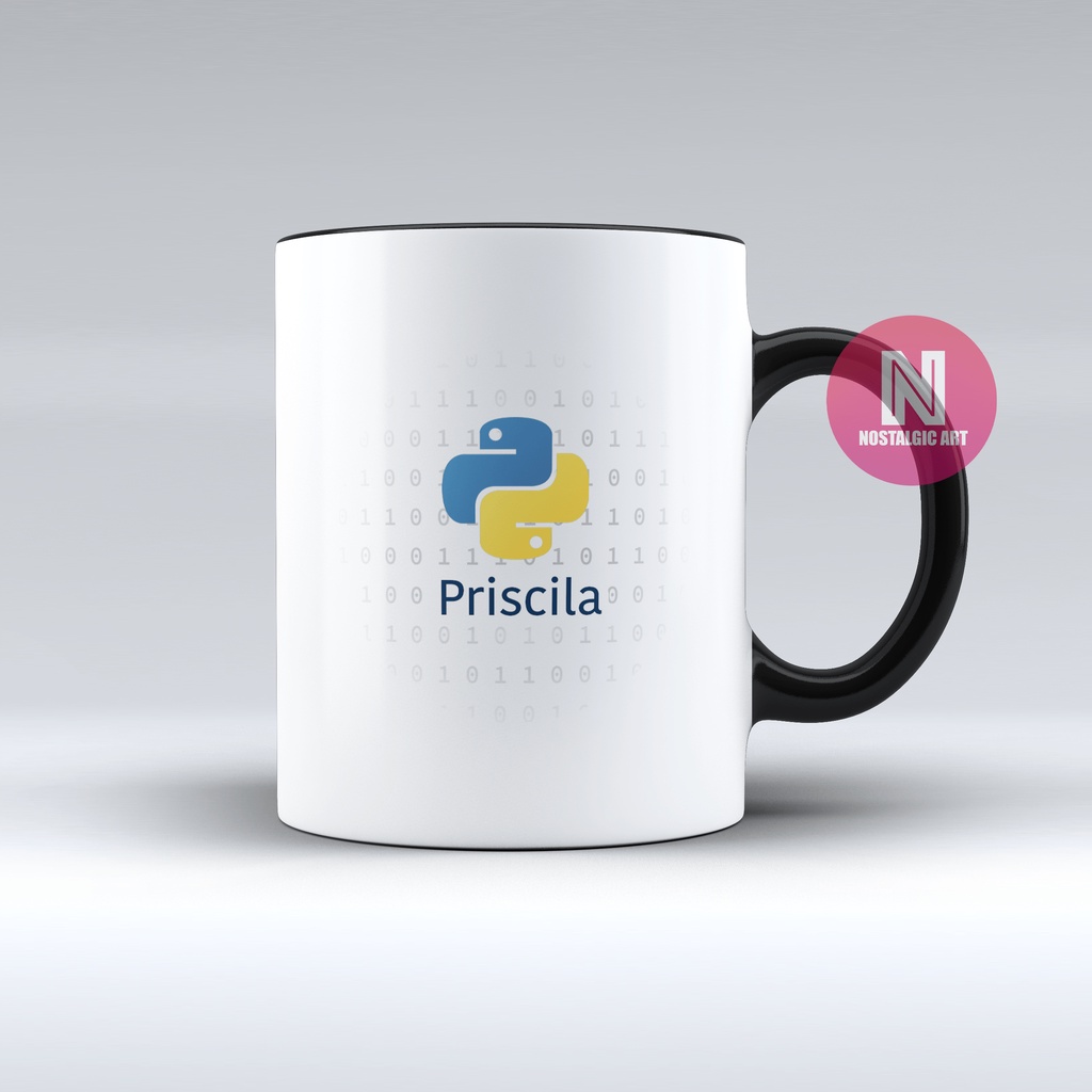 Caneca Programador(a) Dev Linguagem e Símbolo Python Com Seu Nome | Shopee Brasil