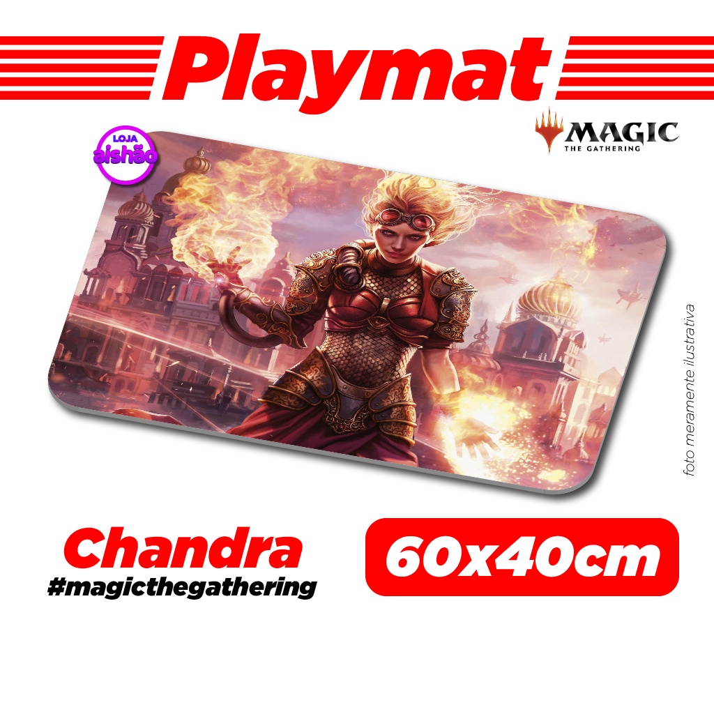 Playmat Chandra - Magic the Gathering - 60x40cm | Shopee Brasil