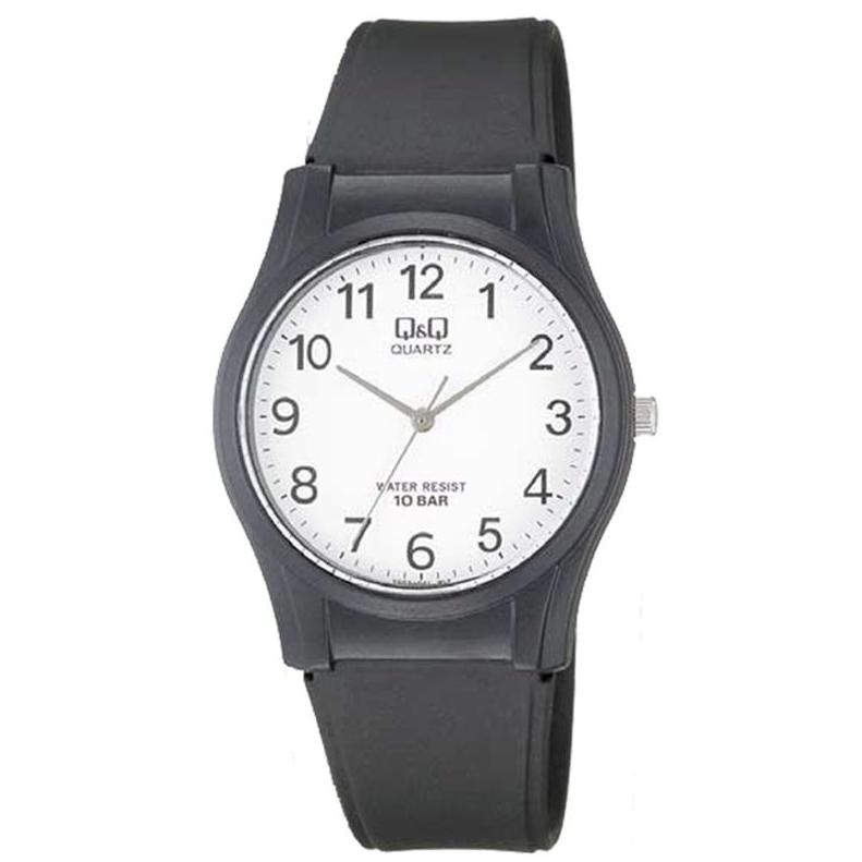 Relógio Masculino Q&Q Analógico Borracha A Prova D'Água Original ...