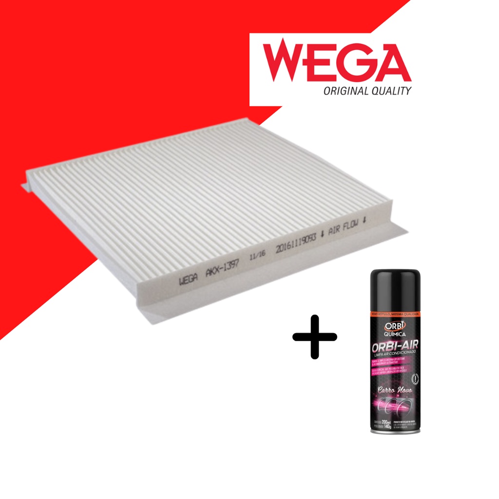 Filtro De Ar Condicionado Cabine + Spray Higienizador Carro Novo Logan ...