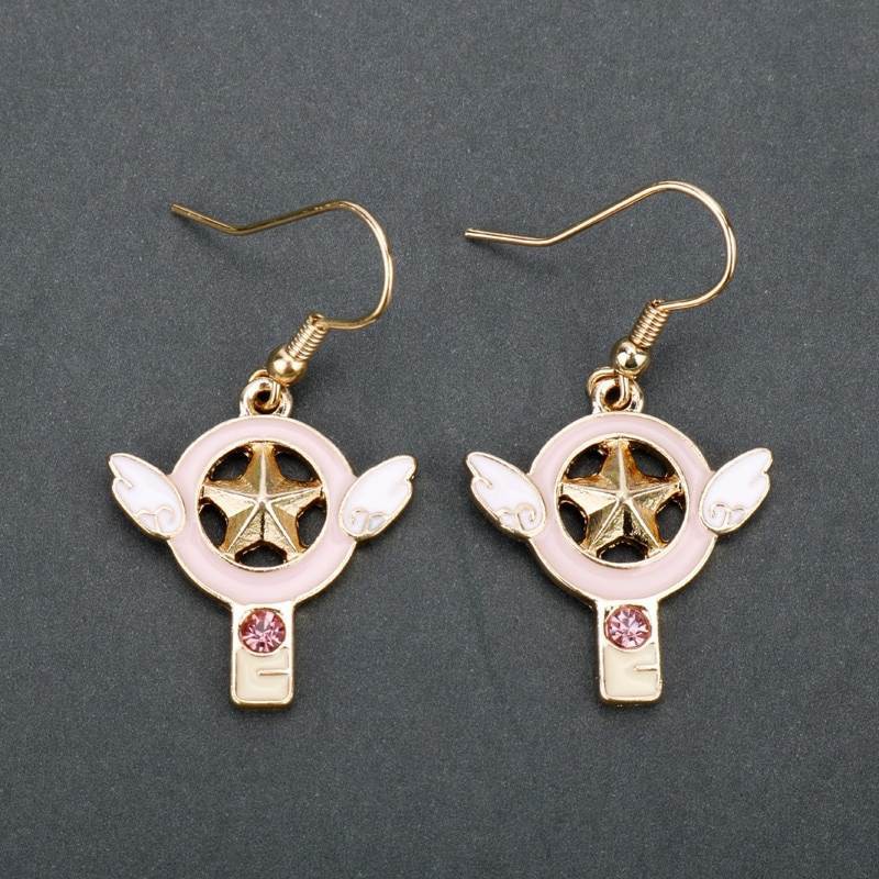 Brinco Sakura Card Captor Bastão Baculo da Estrela Mini Anime Geek ...