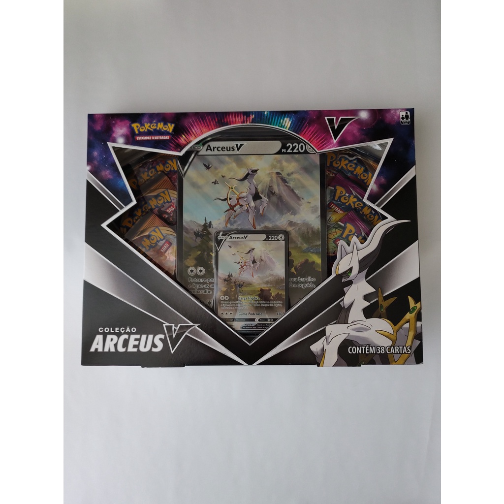 Pokémon TCG – Coleção Box Arceus V | Shopee Brasil