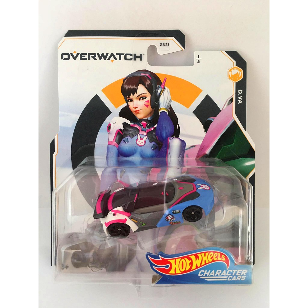 HOT WHEELS - D.VA - OVERWATCH - CHARACTER CARS - Escorrega o Preço