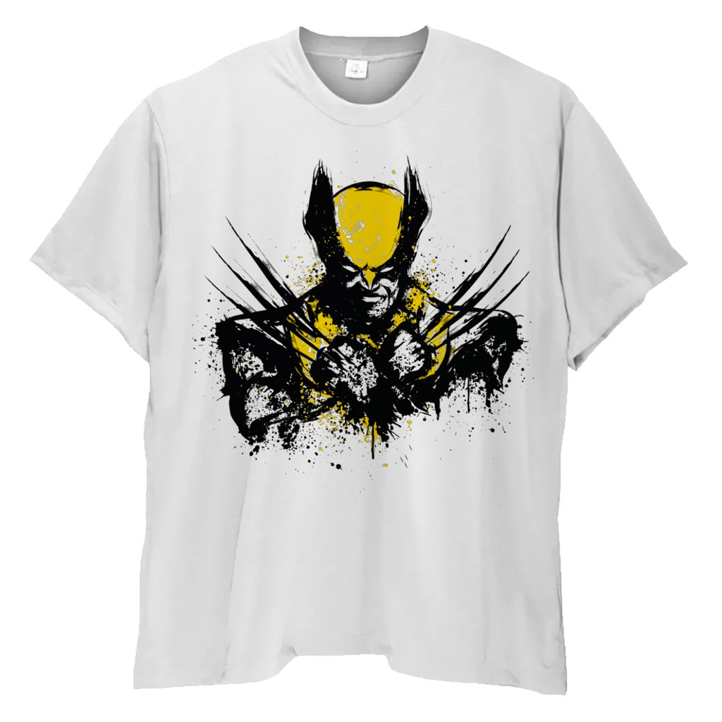 Camiseta Plus Size Wolverine X-Men Estampa Heróis Quadrinho Filme ...