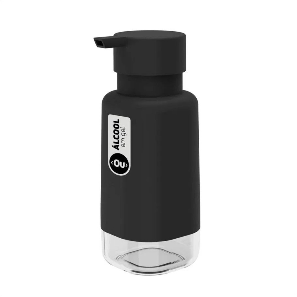 DISPENSER PARA ALCOOL EM GEL PREMIUM 500 ML PRETO FECHADO | Shopee Brasil