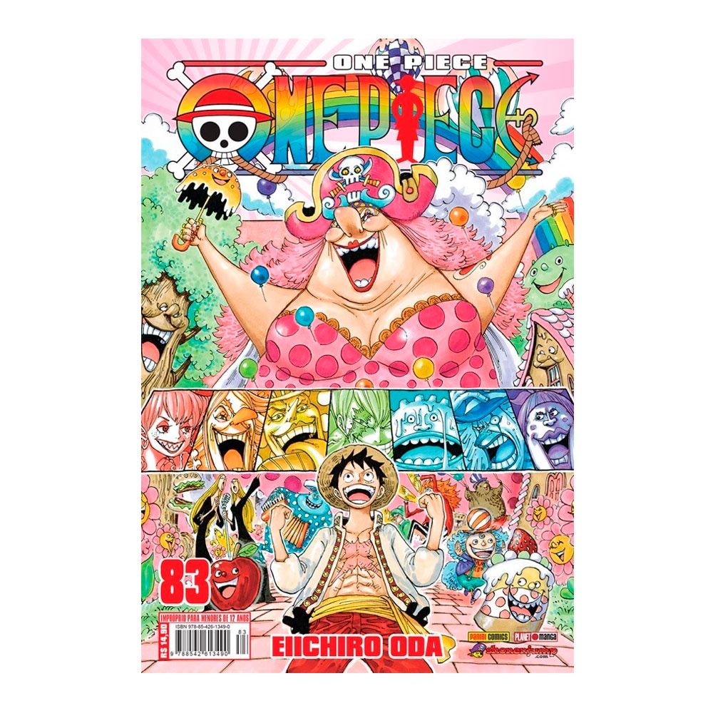Mangá - One Piece - Vol. 83 Editora Panini Novo e Lacrado em Português ...