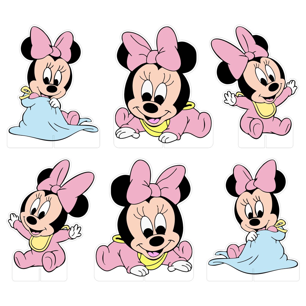 Kit Display De Mesa Festa Infantil Minnie Baby | Shopee Brasil