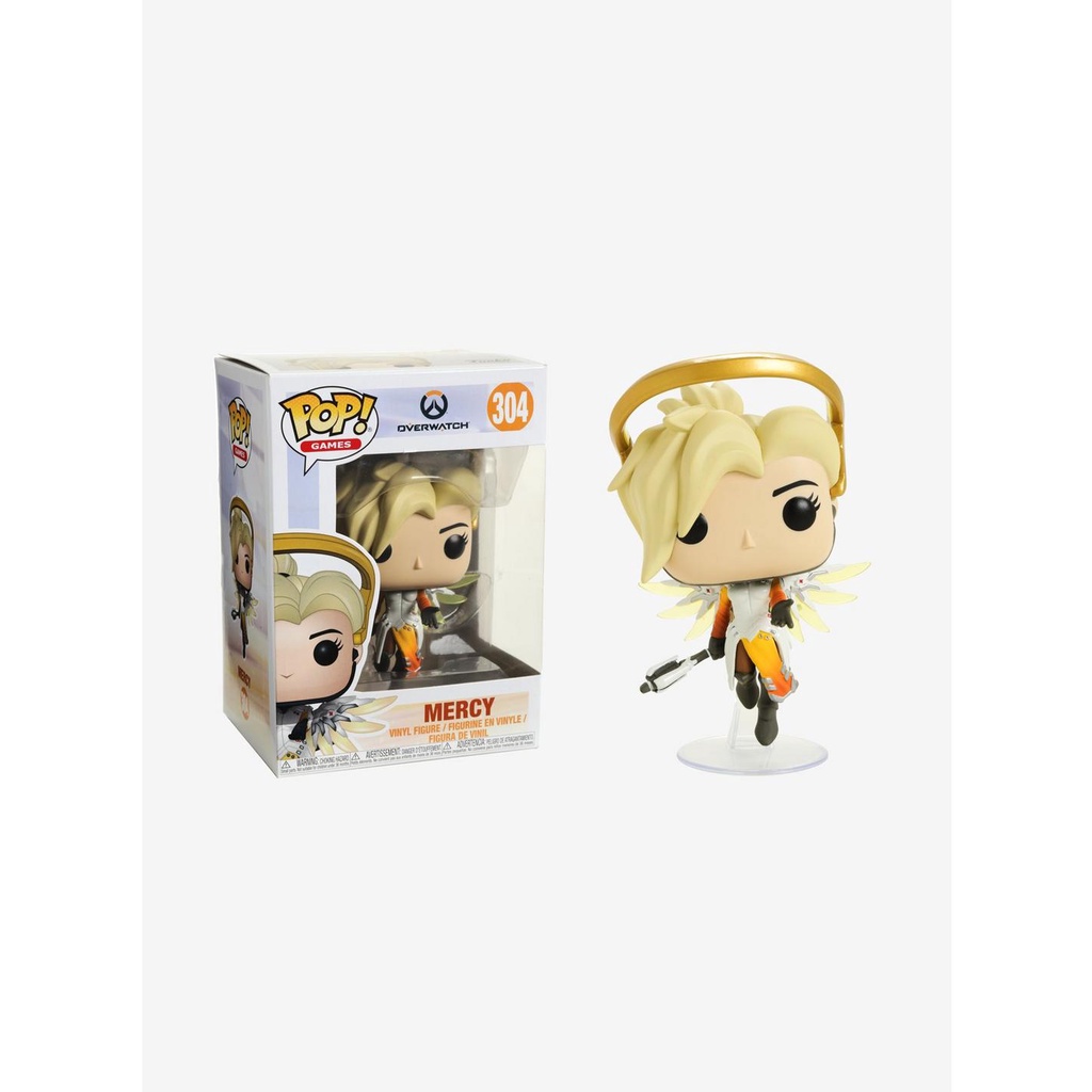 Funko Pop Mercy 304 - Overwatch | Shopee Brasil