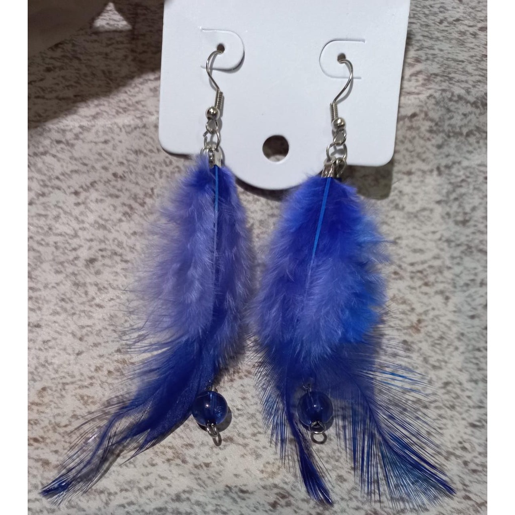 Brinco pena artesanal indigena | Shopee Brasil