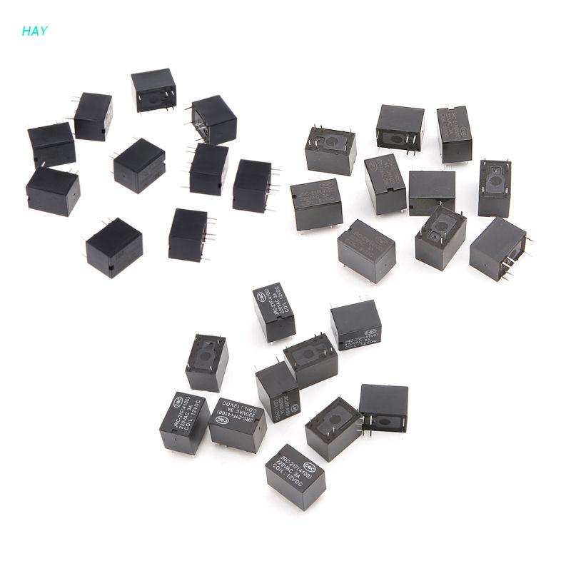 Hay 10pcs Jrc-21F 4100 Dc Mini Relé De Potência 6-pin Pcb Mount Placa De Circuito Relés 3v 5v ...