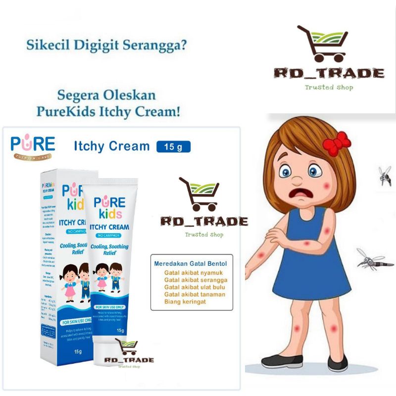 Creme Itchy Kids Puro/pure Cream | Shopee Brasil