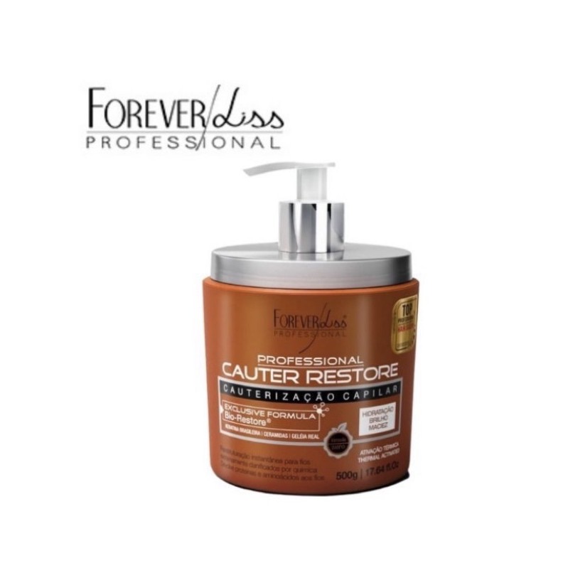 Forever Liss Cauter Restore Máscara Cauterização 500g Original
