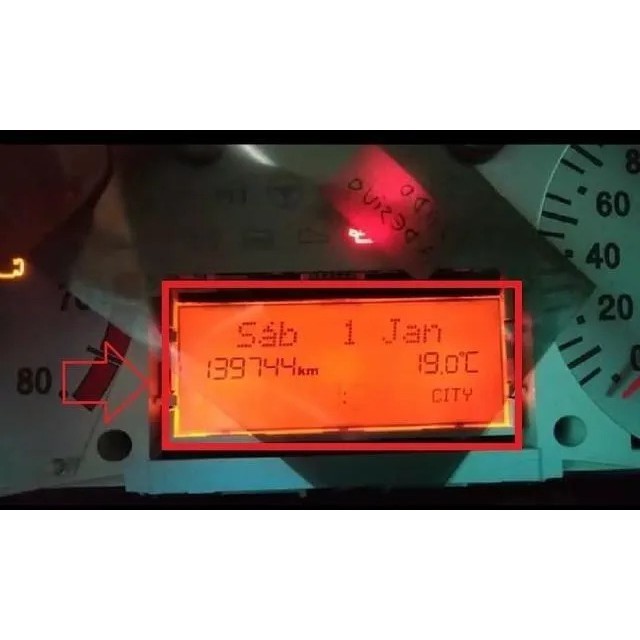 Display Painel Fiat Stilo -troque Somente Película Queimada - Escorrega ...