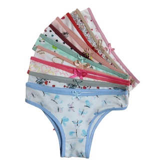 Kit C/10 Calcinha infantil microfibra | Shopee Brasil