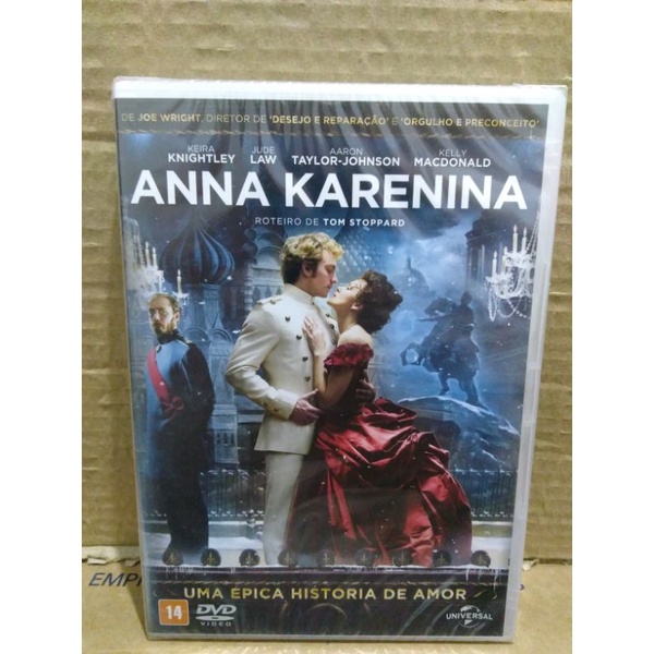 Dvd Anna Karenina- 2016 (original-lacrado) | Shopee Brasil
