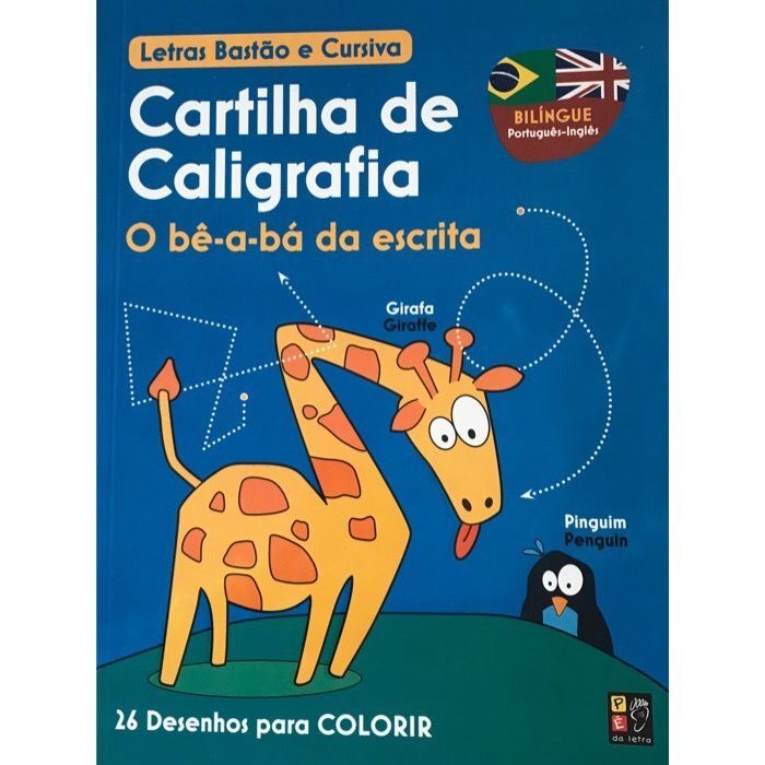 CARTILHA DE CALIGRAFIA - BILINGUE | Shopee Brasil