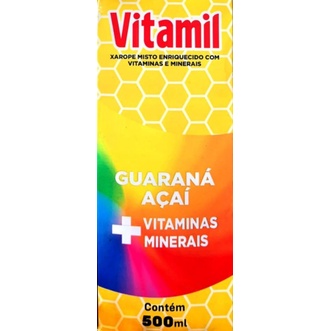 Vitamil Suplemento Vitaminico E Mineral 500ml | Shopee Brasil