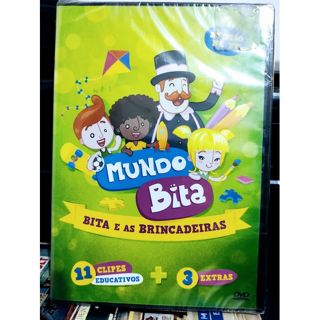 O Mundo de Bita DVD ( Bita e as Brincadeiras) 11 clips educativos + 3 extras | Shopee Brasil